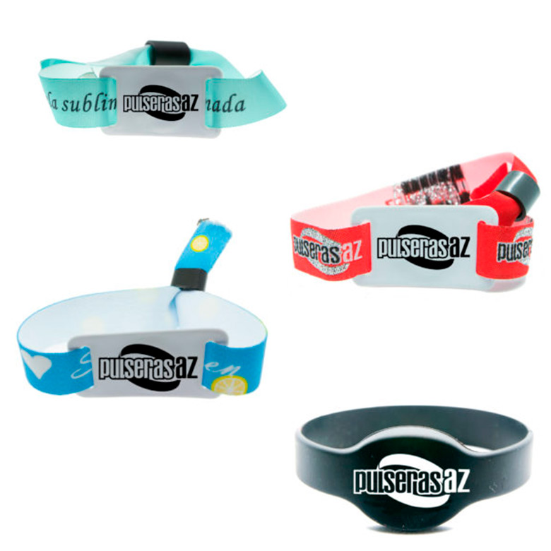 Pulseras con Chip personalizadas | RFID - NFC | PulserasAZ